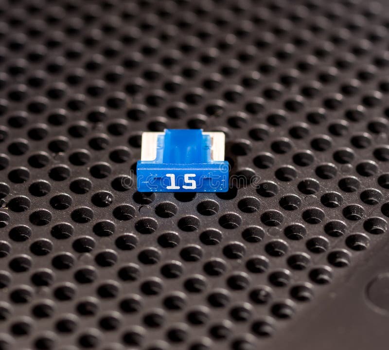 15A mini fuse stock image. Image of fuse, current, vehicle - 32427959