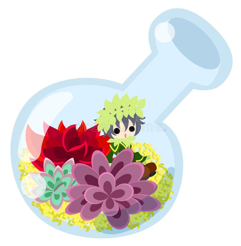 Mini Garden stock vector. Illustration of pretty, season - 63484757