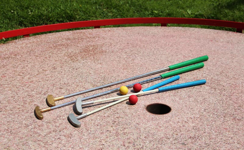 Mini golf stock photo. Image of weather, great, teacher - 42006310
