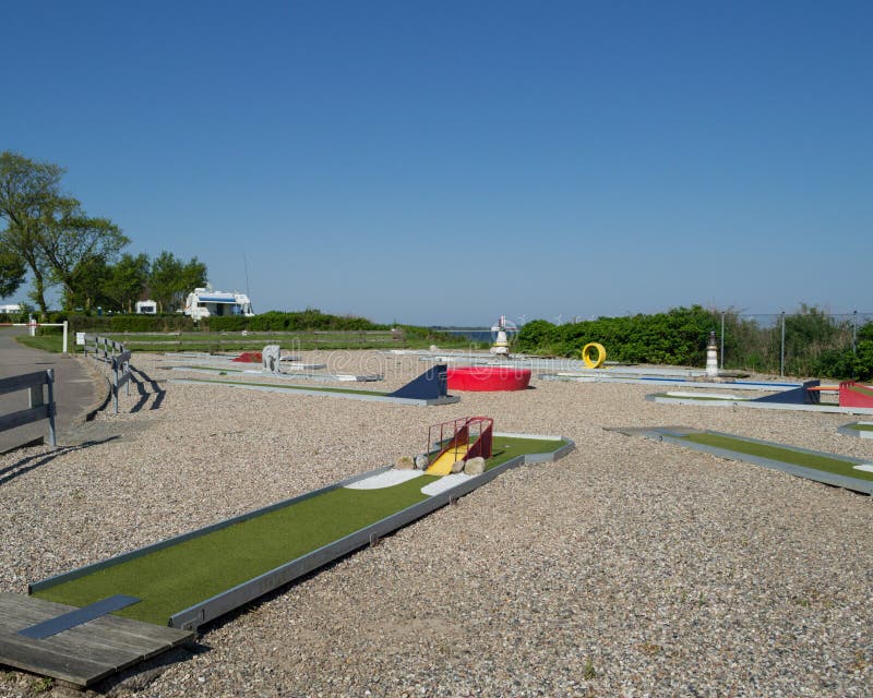 Mini Golf Course in Denmark Stock Image - Image of outdoor, leisure ...