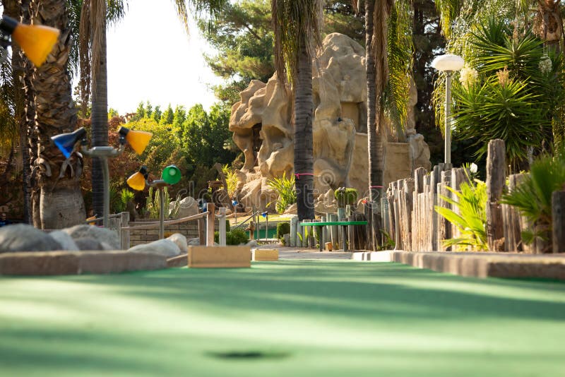 Mini Golf Course editorial stock image. Image of score - 175773309