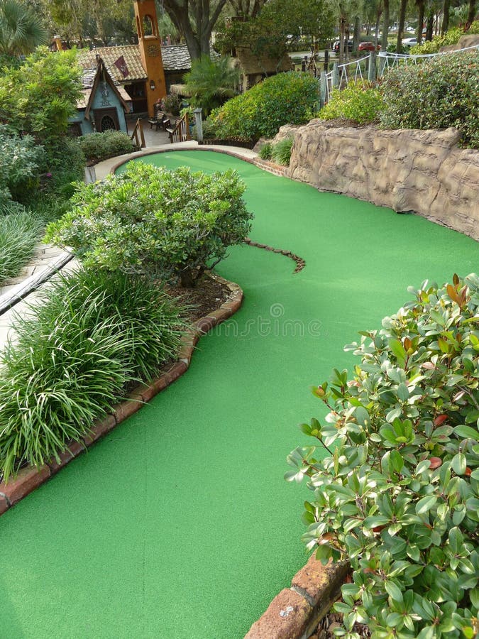 Mini Golf Hole stock photo. Image of fairway, eagle, bridge - 19675820