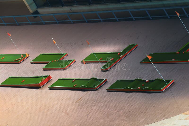Mini golf parts stock image. Image of equipment, action - 41066885