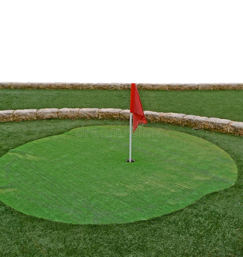 Mini Golf stock afbeelding. Image of nave, gras, park - 30013565