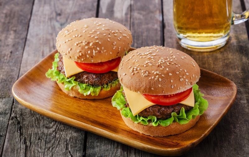 Mini hamburger stock photo. Image of sandwich, cheese - 47237092