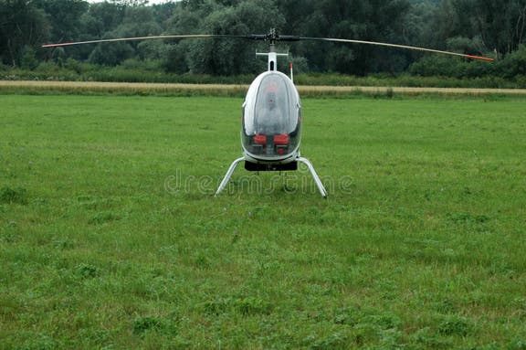 Mini helicopter stock photo. Image of transportation, aerial - 189160