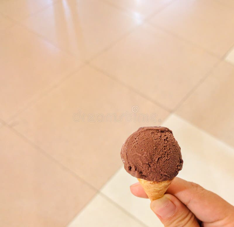 Mini ice cream stock photo. Image of finger, creative - 77766448
