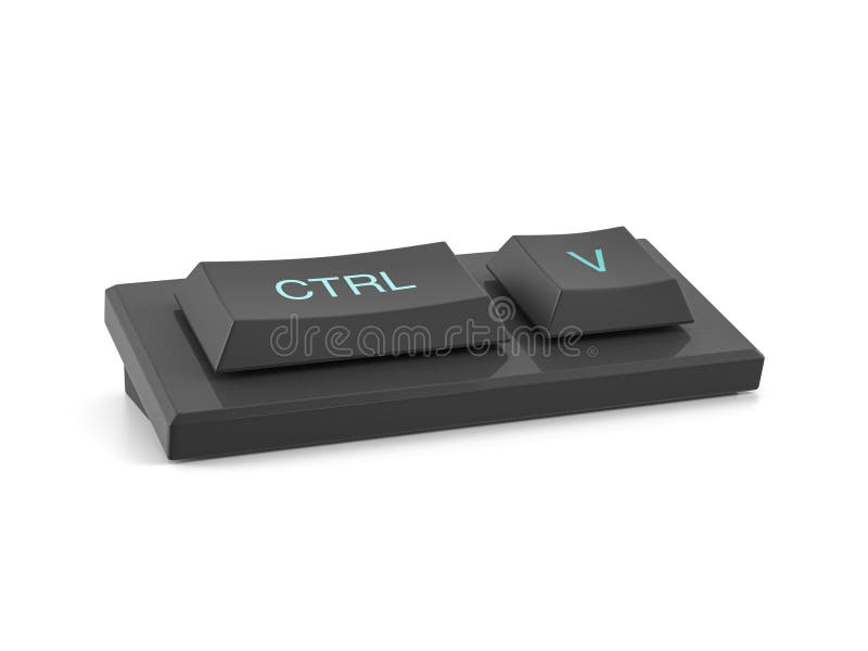 3D Ctrl + Z Shortcut Keyboard with a Coiled Up USB Cable, Undo Concept ...