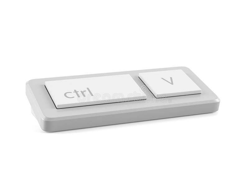 3D Ctrl + Z Shortcut Keyboard with a Coiled Up USB Cable, Undo Concept ...