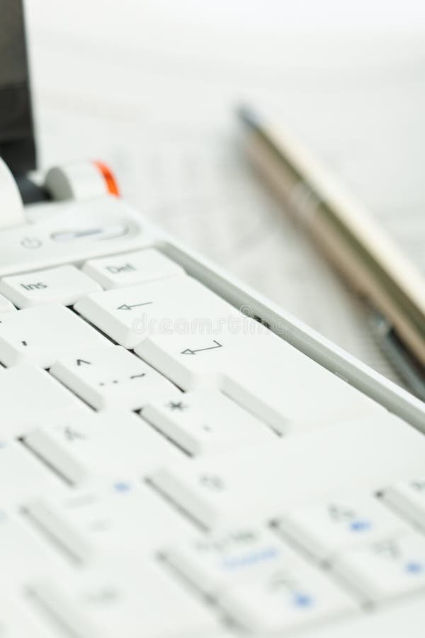 Mini laptop stock image. Image of design, blank, computer - 6611801