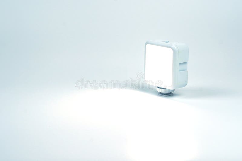 Mini Led Light for Photography with the Light on Stock Image - Image of ...