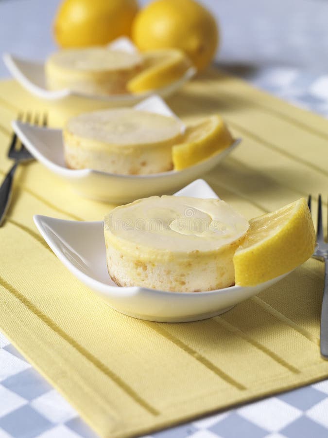 Mini Lemon Cakes stock image. Image of cheese, dessert - 61668589