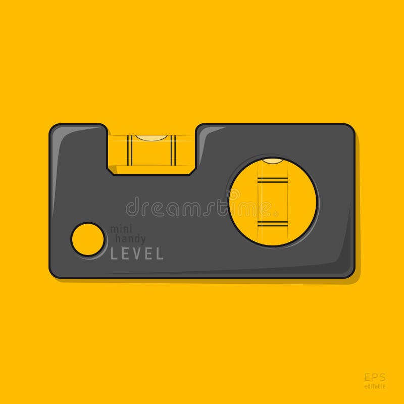 Mini Level. Pocket Bubble Building Level. Meassurement Equipment Stock ...