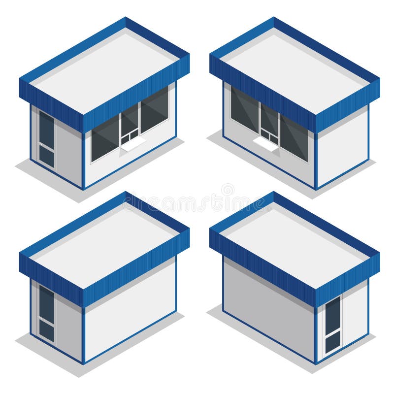 Mini Market Shop Store Retail Shopping Stock Vector - Illustration of ...