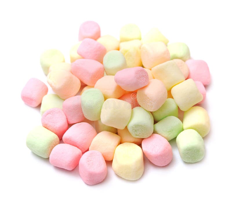 Mini marshmallows stock photo. Image of food, group, orange - 35393988