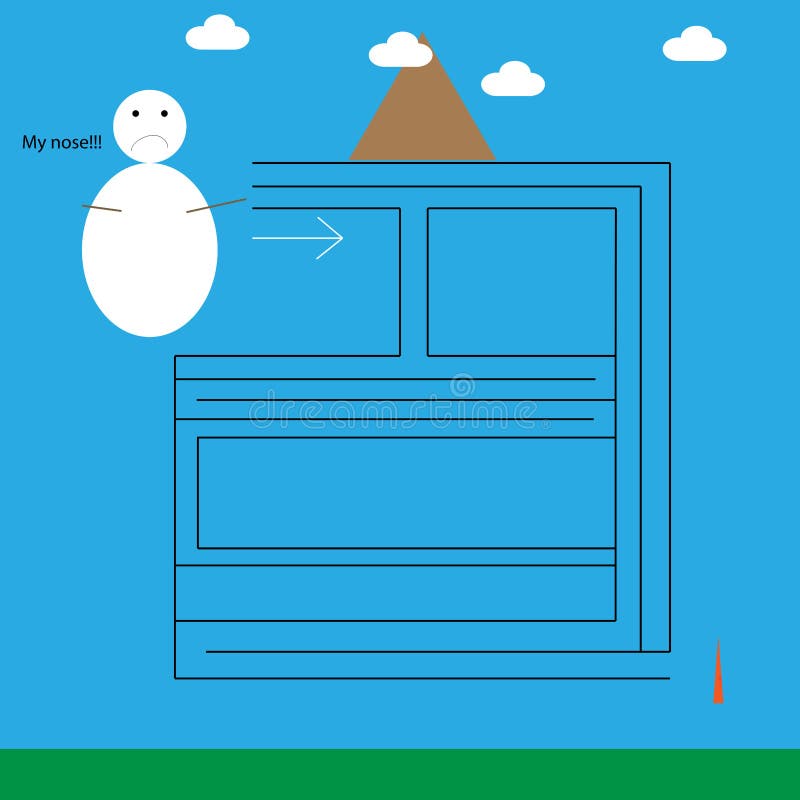 Mini Maze for Kids with Santa Claus and Cookies Stock Illustration ...