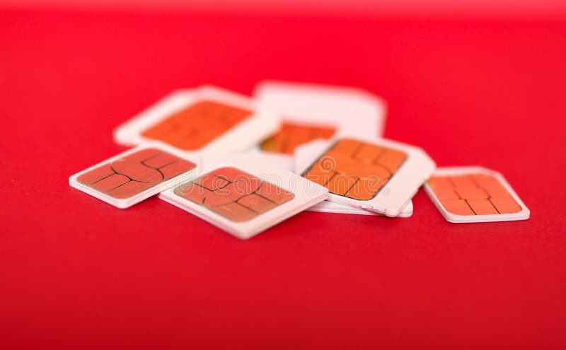 Mini Micro and Nano Sim for Phone Stock Image - Image of cards ...