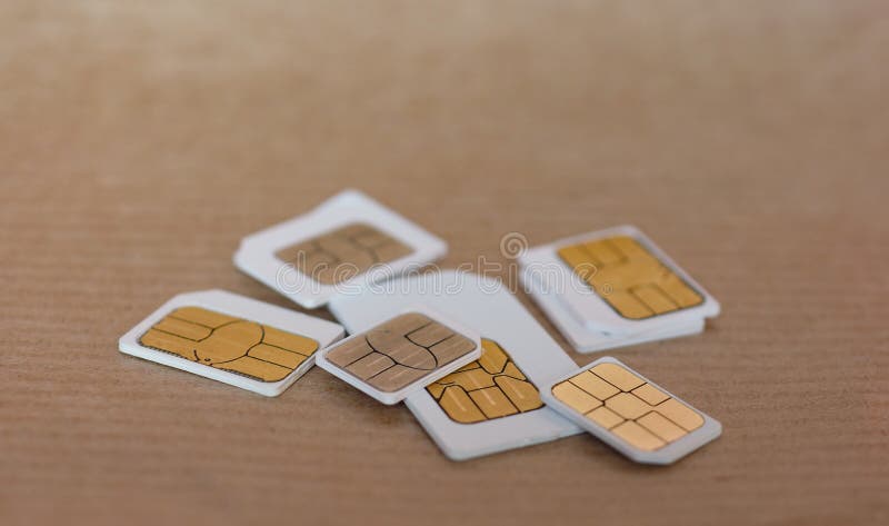 Mini Micro and Nano Sim for Phone Stock Photo - Image of electronics ...