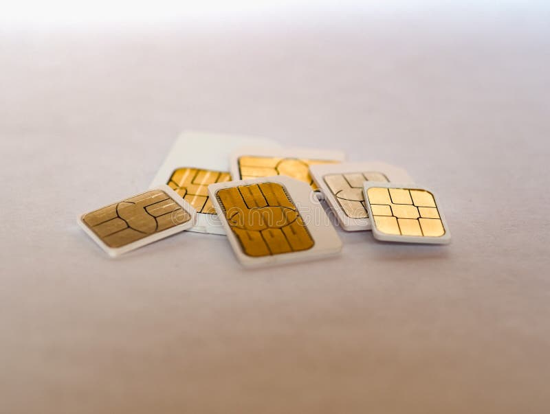 Mini Micro and Nano Sim for Phone Stock Image - Image of data ...