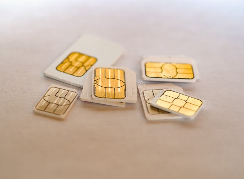 Mini Micro and Nano Sim for Phone Stock Photo - Image of internet ...