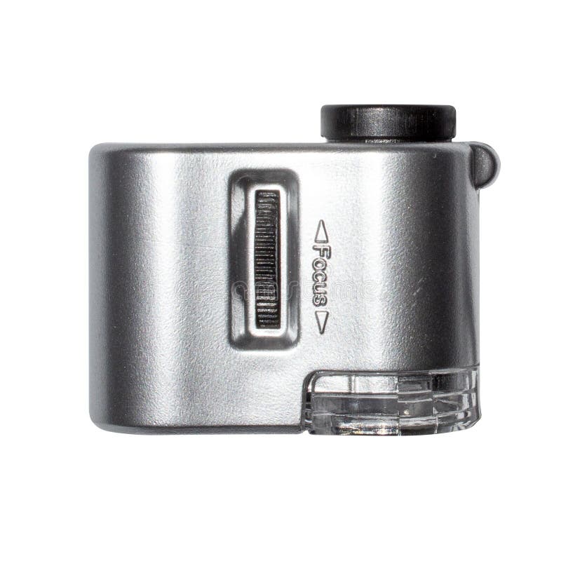 A Mini Microscope with Backlight.a Mini Microscope with Focusing Stock ...