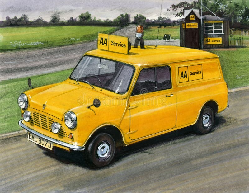 Mini Minivan Automobile Association (AA) Editorial Stock Photo ...