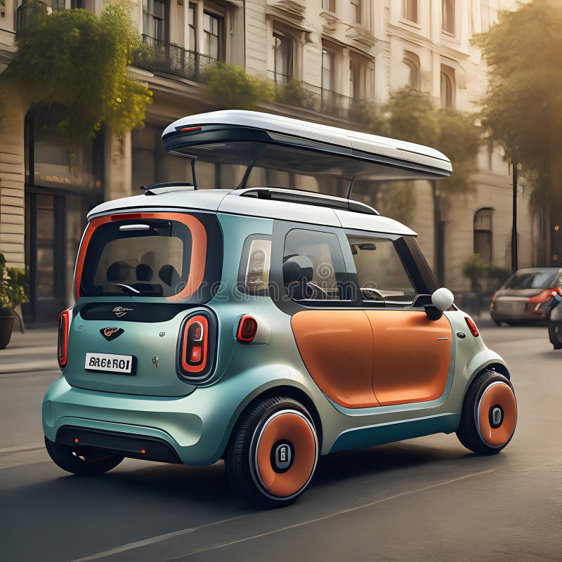 Mini mobility three wheel stock illustration. Illustration of ...