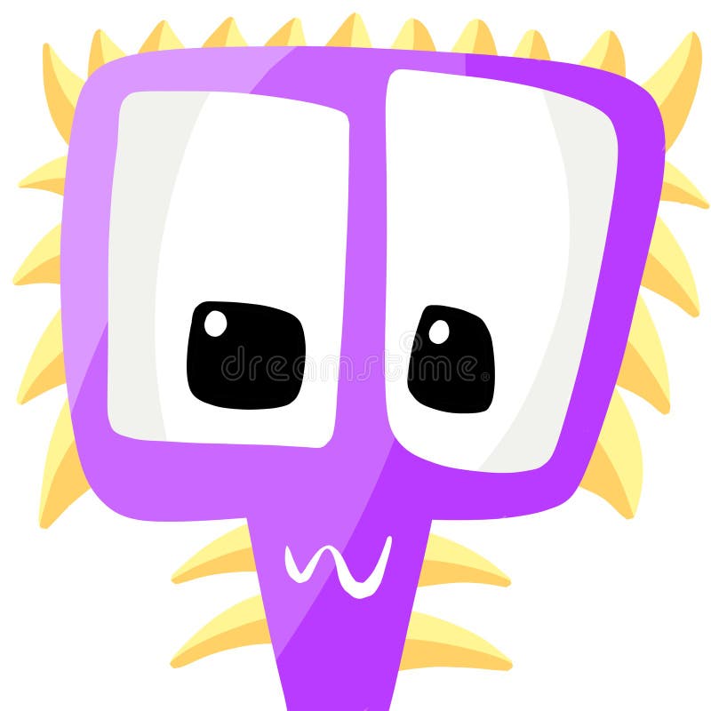 Mini Monster Fictional Imaginary Characters Cartoon Stock Illustration ...