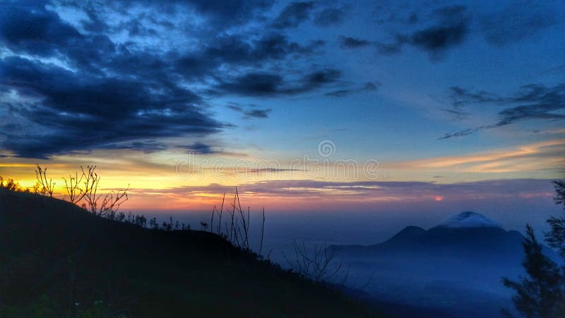 Mini Mountain Peak stock photo. Image of sunlight, reflection - 251509816