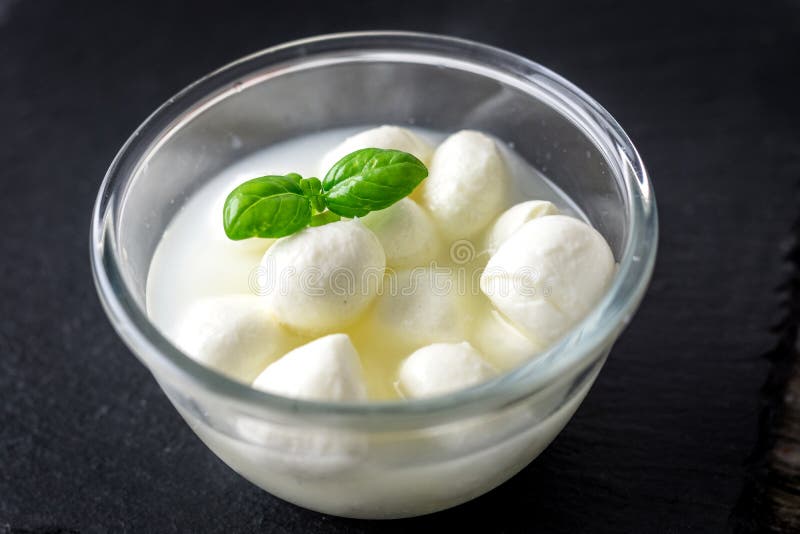 Mini mozzarella cheese stock photo. Image of italian - 92549144