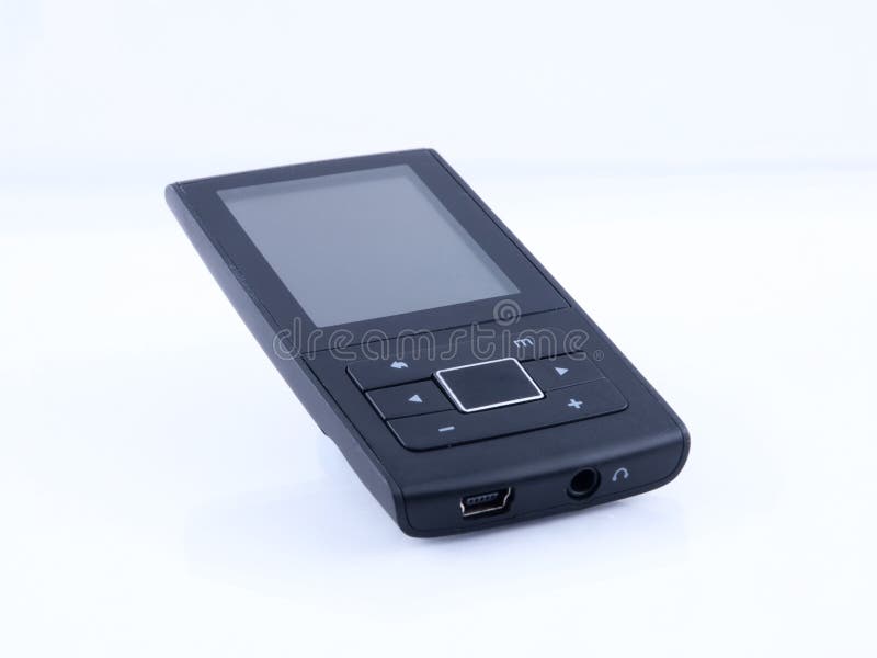 Mini MP3 portable Music stock image. Image of mobile - 39194401