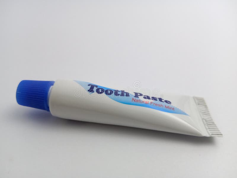 Mini Natural Mint Fresh Toothpaste Stock Photo - Image of mini, fresh ...