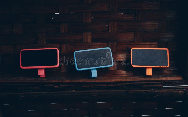 Mini Notice Board Made of Wood Stock Image - Image of space, office ...