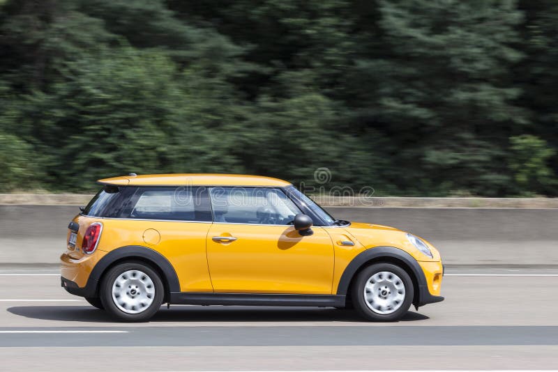 Mini One on the road editorial stock image. Image of transportation ...