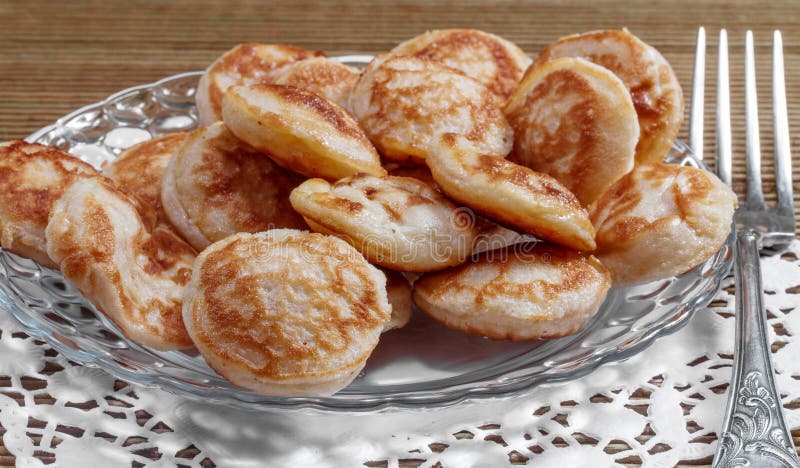 Mini pancakes stock image. Image of fresh, brown, afters - 28696651
