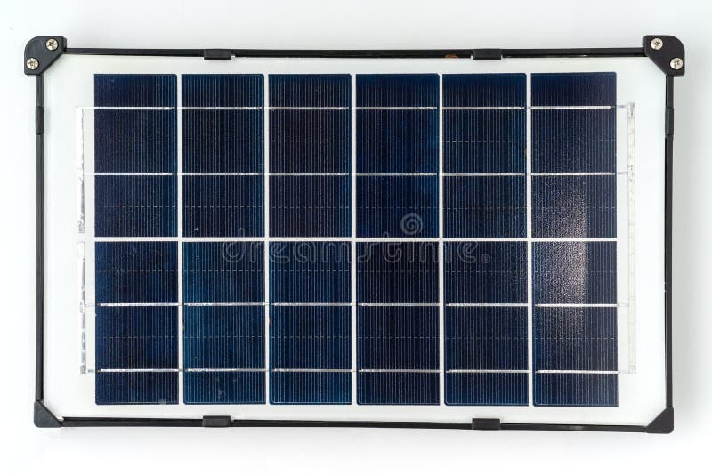 Mini Panel Solar Aislado En Fondo Blanco Imagen de archivo - Imagen de ...