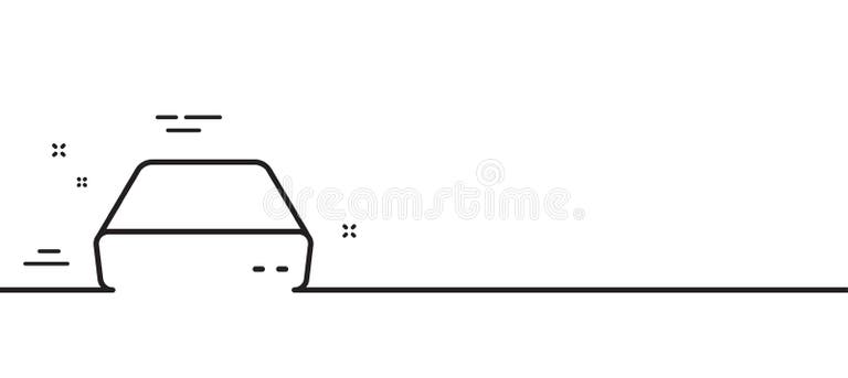 Mini Pc Line Icon. Small Computer Device Sign. Minimal Line Pattern ...