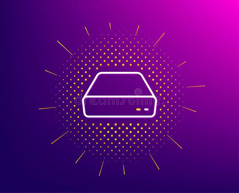 Mini-PC-Symbol Kleines Computerzeichen Vector Vektor Abbildung ...