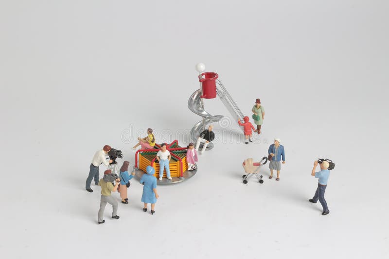 The Mini People, Family and a Children Stock Image - Image of holiday ...