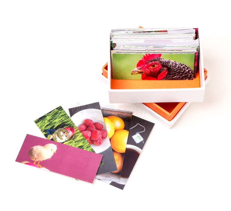 Mini Photo Business Cards stock image. Image of promotion - 25094173