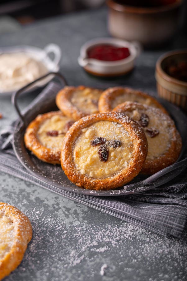 Mini pies with jam stock image. Image of fresh, cake - 248275019