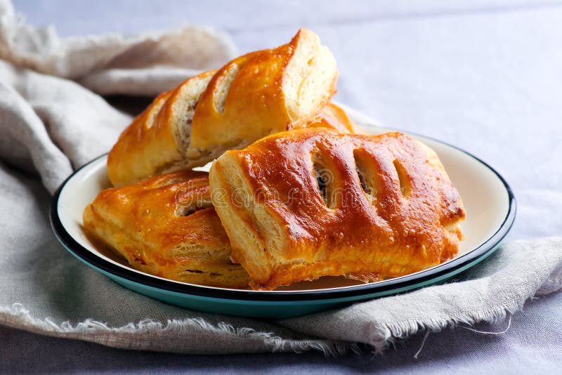 Mini Pies with Meat.style Rustic Stock Image - Image of pastry ...