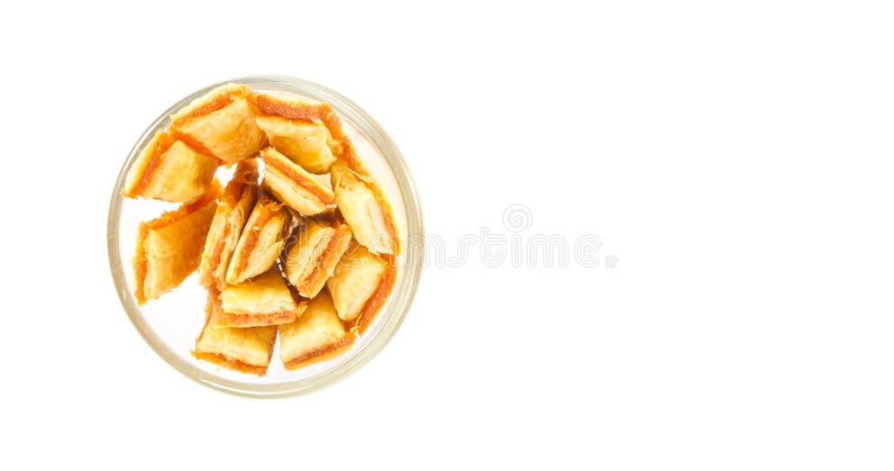 Mini Pineapple Pie in the Glass Bowl Stock Image - Image of cream ...