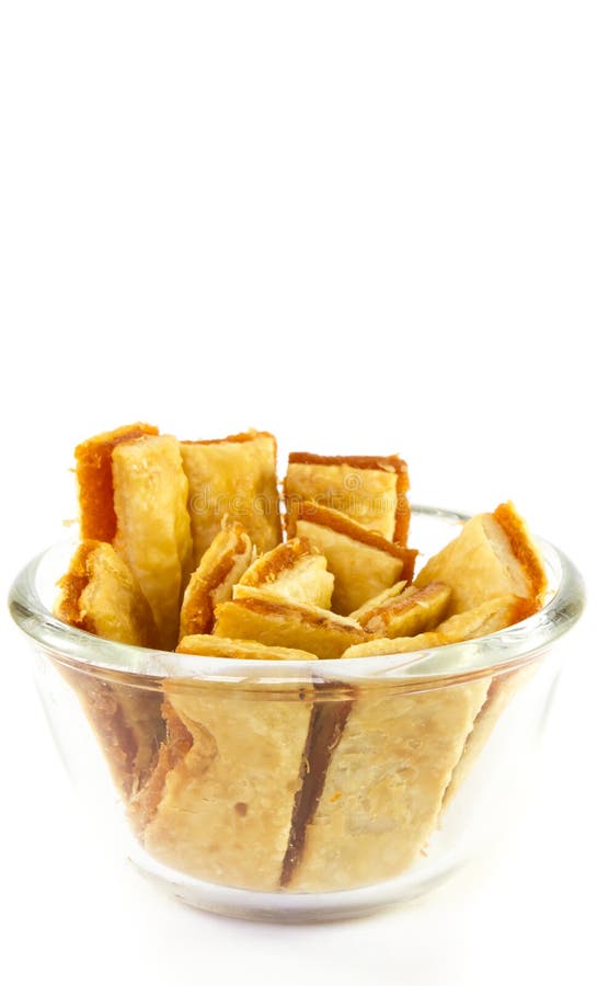 Mini Pineapple Pie in the Glass Bowl Stock Photo - Image of fruit ...
