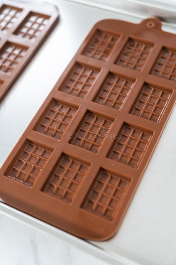 Mini pink chocolates stock image. Image of baking, pink - 252989073