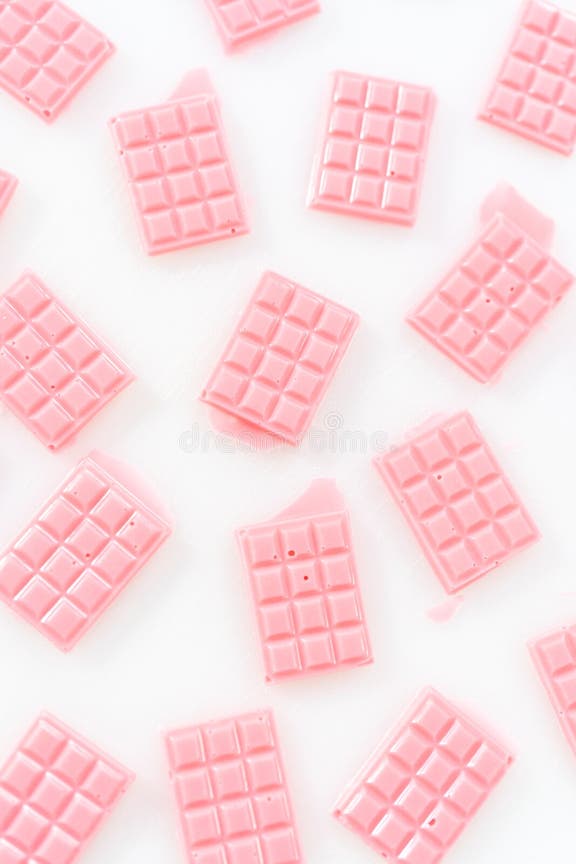 Mini pink chocolates stock photo. Image of chocolate - 259649622