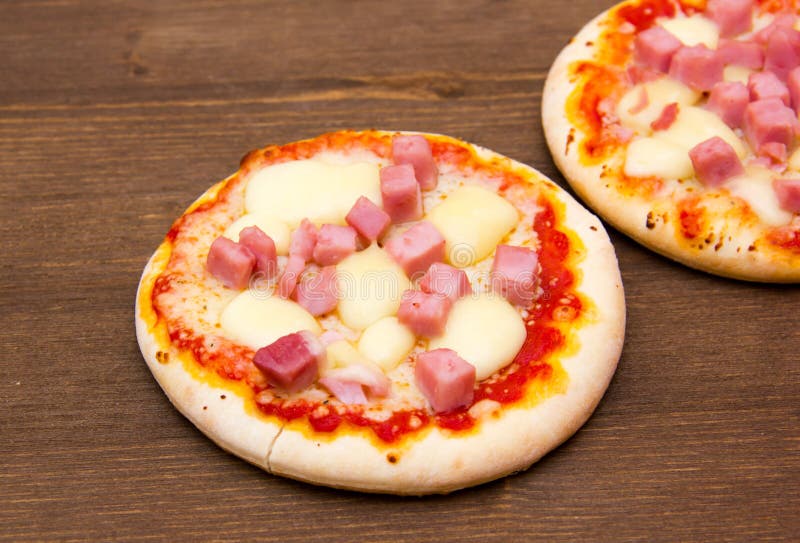Mini pizzas stock photo. Image of dough, lunch, snack - 8309272