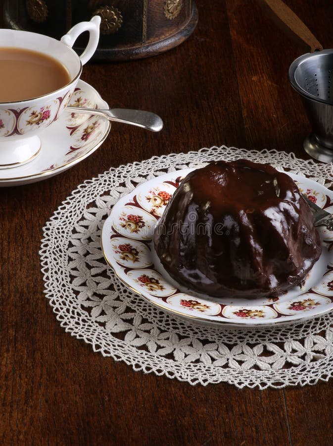 Mini Pound Cake - Chocolate Hazelnut, Tea, Lace Stock Image - Image of ...