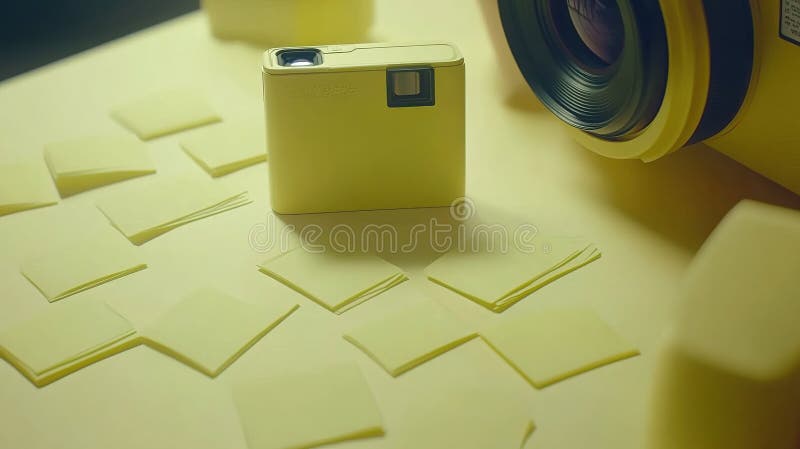 Mini Projector, Notes, Camera, Studio, Presentation Stock Image - Image ...