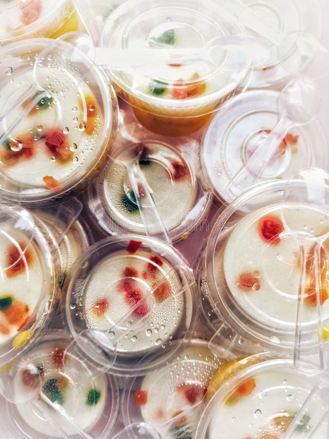 Mini Pudding Cakes for Snacks and Desserts?? Stock Image - Image of ...